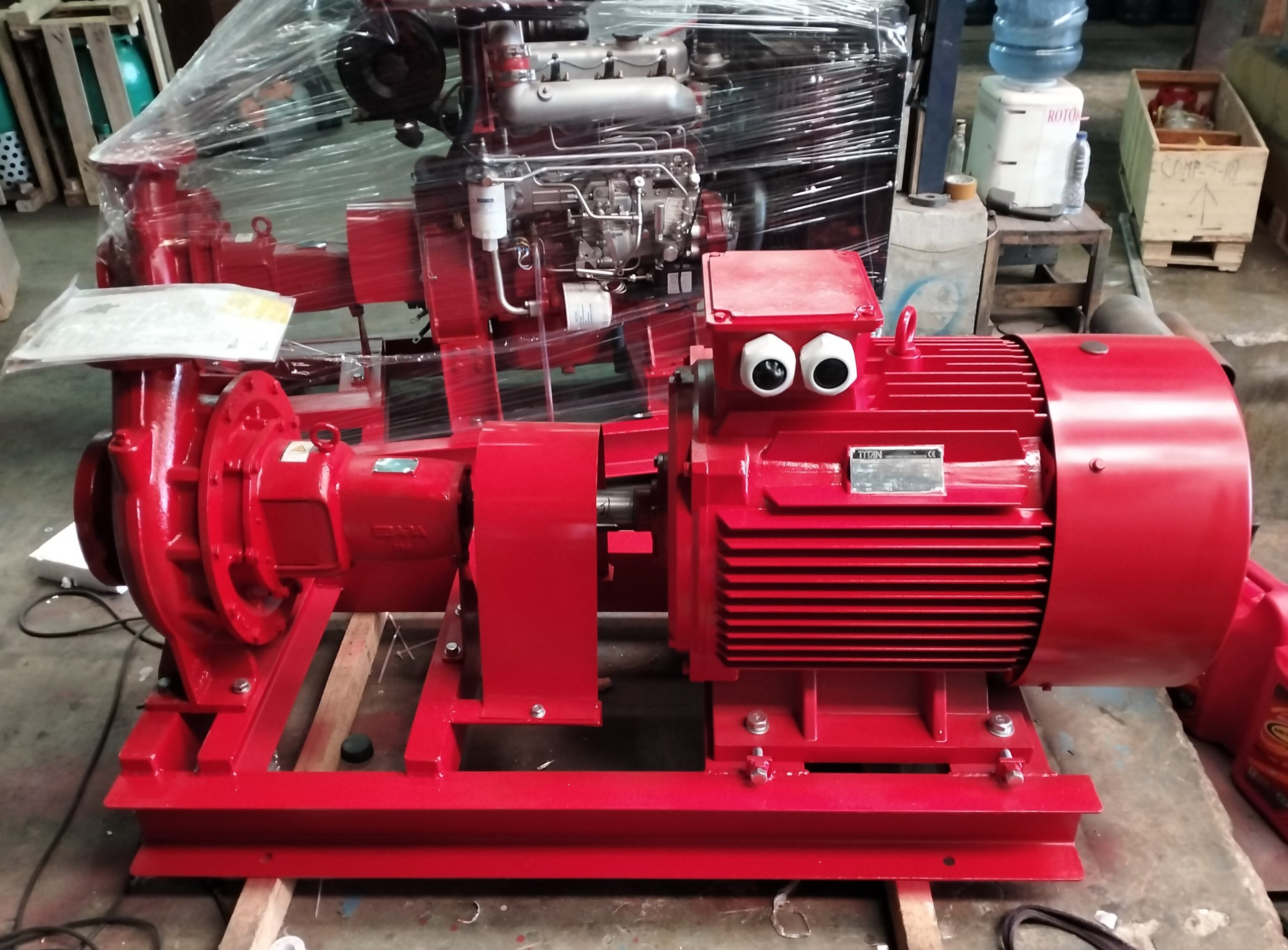 Pompa Hydrant Set 1000 GPM, 9-13 Bar - Vendor Teknik